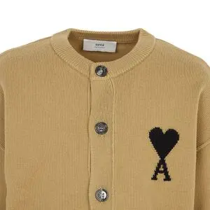 AMI Paris De Coeur Buttoned Cardigan