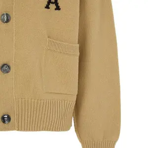 AMI Paris De Coeur Buttoned Cardigan