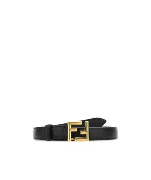 Fendi Ff Buckle Belt - Black