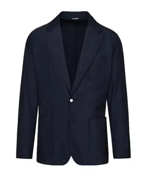 Dolce & Gabbana Dolce Gabbana Single-breasted Tailored Blazer - Black