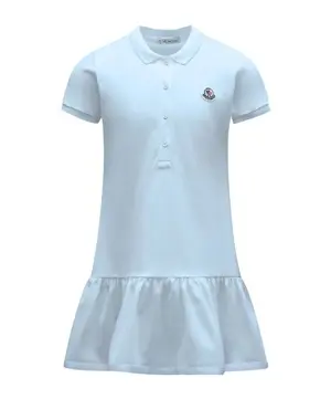 Moncler Logo Patch Short Sleeve Dress