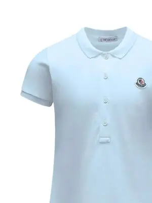 Moncler Logo Patch Short Sleeve Dress