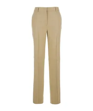Alberta Ferretti Straight Hem Pants For Women