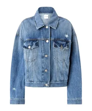 PINKO Pinko Classic Collar Denim Jacket