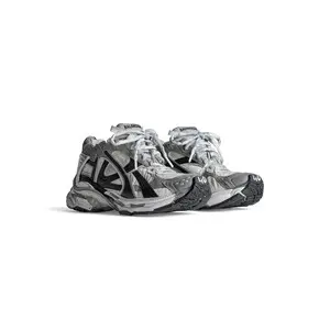 Balenciaga Runner Lace-up Sneakers - Gray/white/black