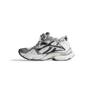 Balenciaga Runner Lace-up Sneakers - Gray/white/black
