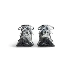 Balenciaga Runner Lace-up Sneakers - Gray/white/black