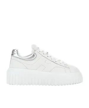 Hogan Logo Printed Low-top Sneakers - White