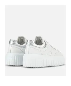 Hogan Logo Printed Low-top Sneakers - White