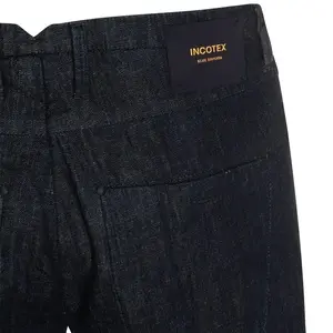 Incotex Pleated Slim Jeans - Blue