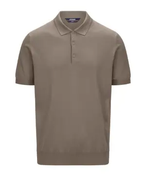 K-WAY Pleyne Knitted Polo Shirt - Green