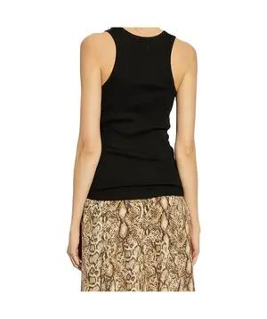 Isabel Marant Étoile Thea Ribbed Tank Top - Black
