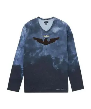Emporio Armani T-shirt With Round Neck And Long Sleeves