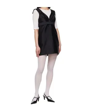 SHUSHU/TONG A-line Dress With Lapel And Belt