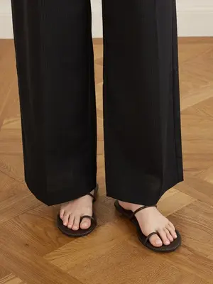ST. AGNI Woven Leather Sandals