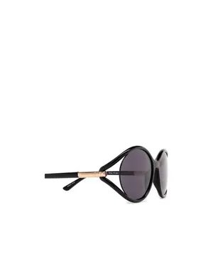 TOM FORD Round Frame Sunglasses - Black