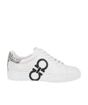 FERRAGAMO Gancini Logo Printed Sneakers