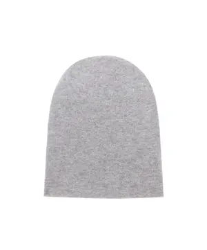 Saint Laurent Logo Embroidered Knit Beanie - Graphite