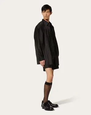 Valentino Garavani Pleated Concealed Fastened Shirt