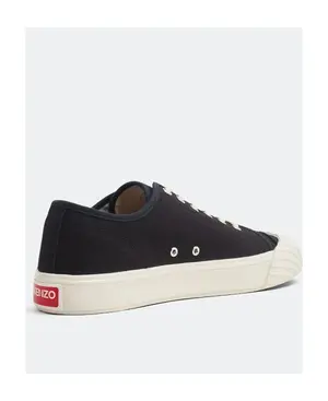 Kenzo Flower Embroidered Lace-up Sneakers - Black