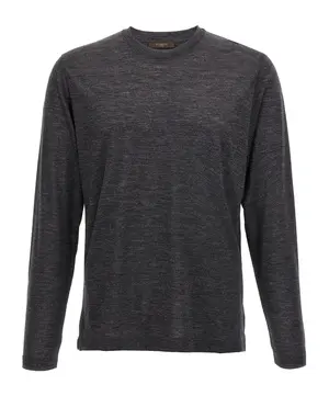 ZANONE Virgin Wool Long-sleeve T-shirt