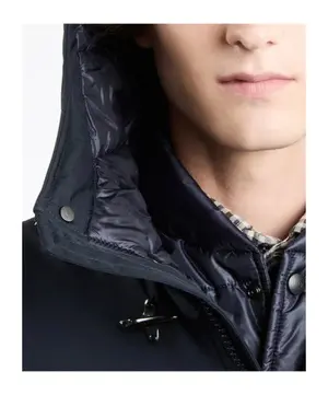 FAY Hooded Padded Jacket - Black