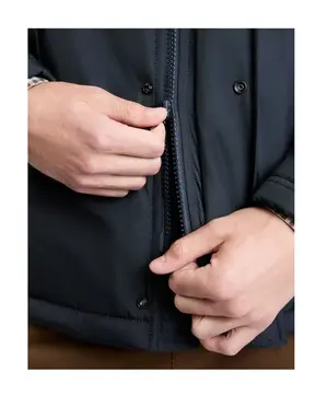 FAY Hooded Padded Jacket - Black
