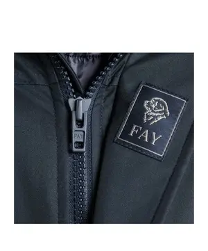 FAY Hooded Padded Jacket - Black