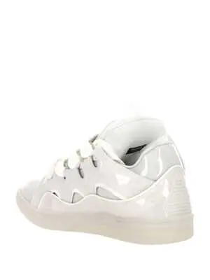 LANVIN Curb Lace-up Sneakers - White