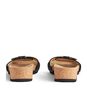 Balenciaga X Scholl Perforated Lambskin Sandals
