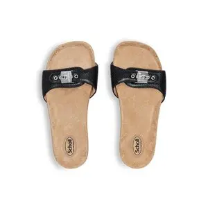 Balenciaga X Scholl Perforated Lambskin Sandals