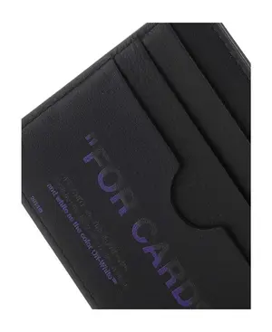 Off-White Leather Cardholder