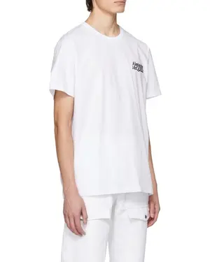 Alexander McQueen Logo Embroidered Crewneck T-shirt
