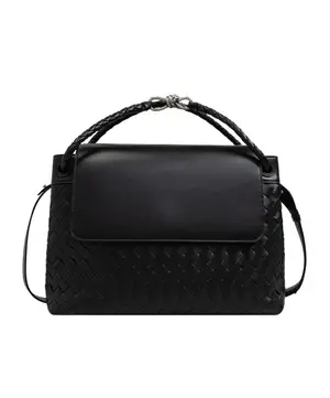 Bottega Veneta Intrecciato Tote Bag - Black