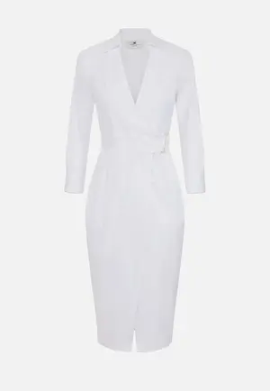 Elisabetta Franchi Tie Detailed Day Dresses