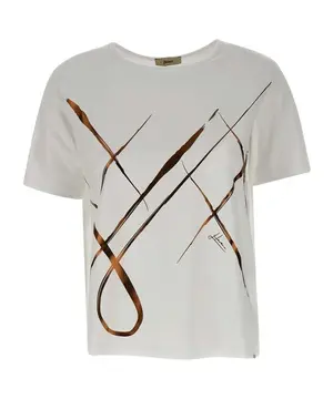 Herno Graphic Printed Crewneck T-shirt - Gray