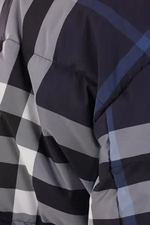 Burberry Checked Hooded Down Puffer Jacket