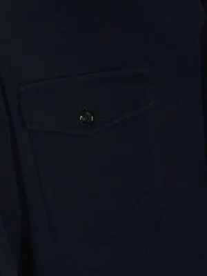 LARDINI Button-up Shirt Jacket - Black