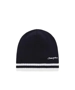 Dolce & Gabbana Logo Knitted Hat - Black