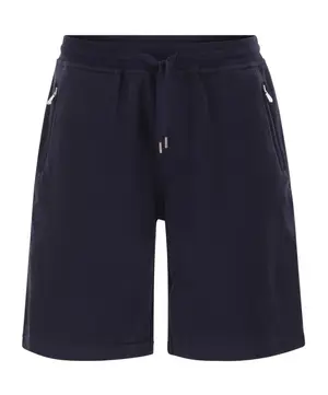 Brunello Cucinelli Drawstring Shorts With Zip Pockets - Black
