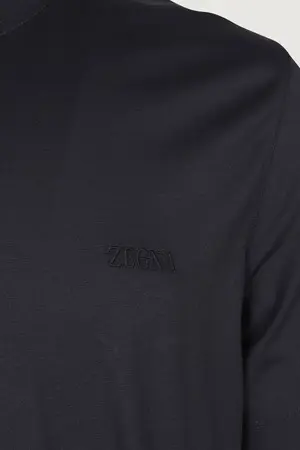 Zegna Short-sleeved T-shirt - Black