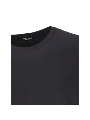 Zegna Short-sleeved T-shirt - Black