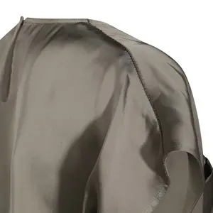 Fabiana Filippi Crewneck Satin Top With Pocket Detail