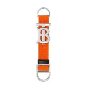 Burberry Tb Logo-plaque Keyring - Multicolor