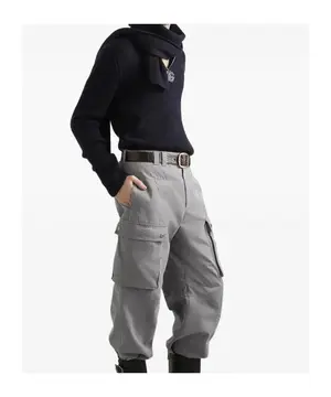 Dolce & Gabbana Ribbed Zip-up Roll Neck Pullover