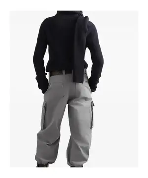 Dolce & Gabbana Ribbed Zip-up Roll Neck Pullover