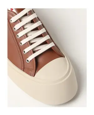 Marni Tie Low-top Sneakers - Brown