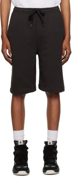 Isabel Marant Étoile Logo Embroidered Drawstring Shorts - Black