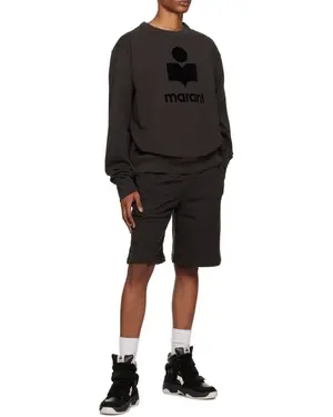 Isabel Marant Étoile Logo Embroidered Drawstring Shorts - Black