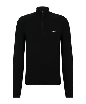 Hugo Boss Half-zip Knitted Jumper